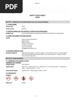 Washing Powder MSDS | PDF | Personal Protective Equipment | Toxicity
