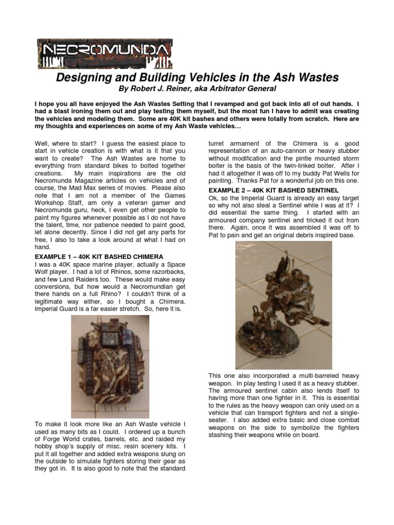 Ash Waste Vehicle Design Guide | PDF | Vehicles