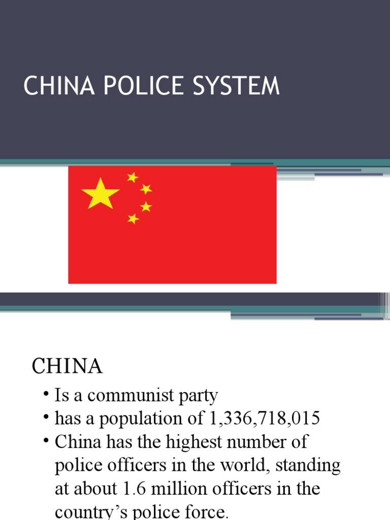 China Police System | PDF | Police | Police Officer