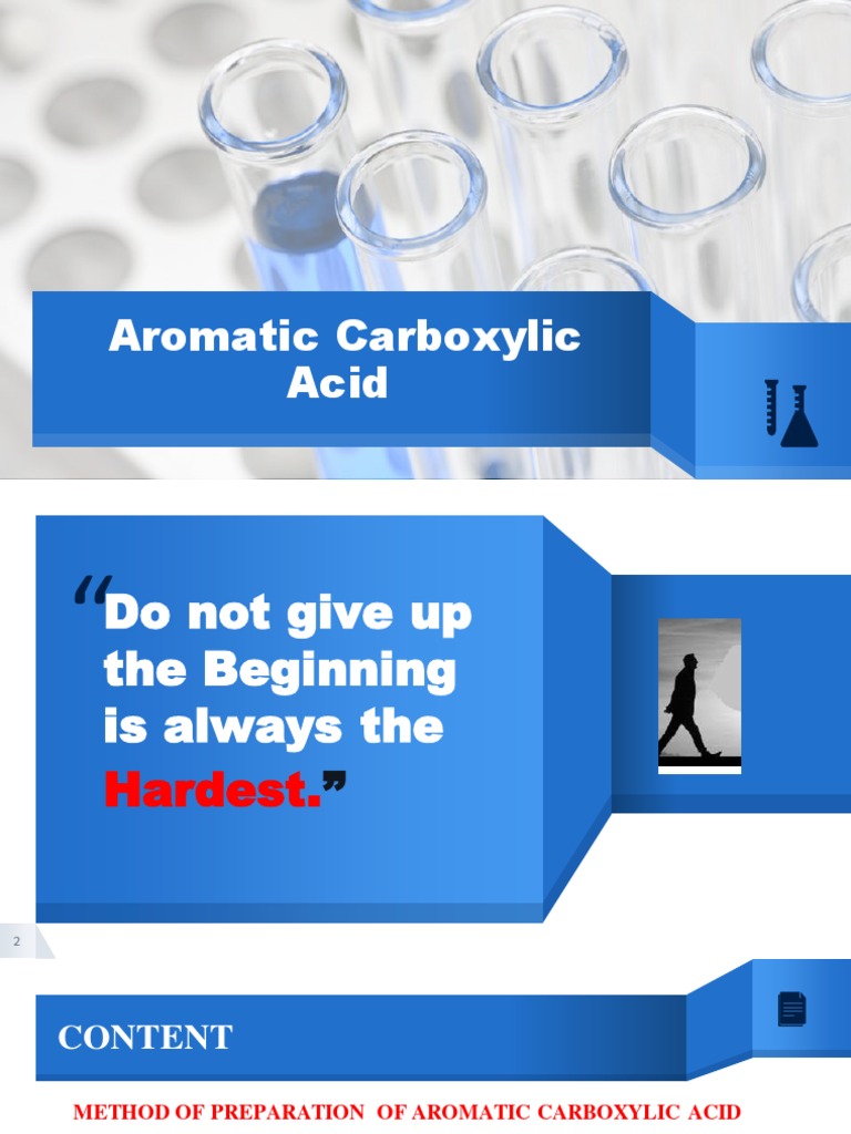Aromatic Carboxylic Acid Preparation and Reaction | PDF | Ester | Carboxylic Acid