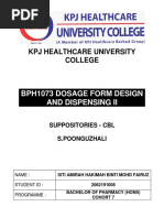 Suppository Calculations and Displacement Values | PDF | Zinc | Gram