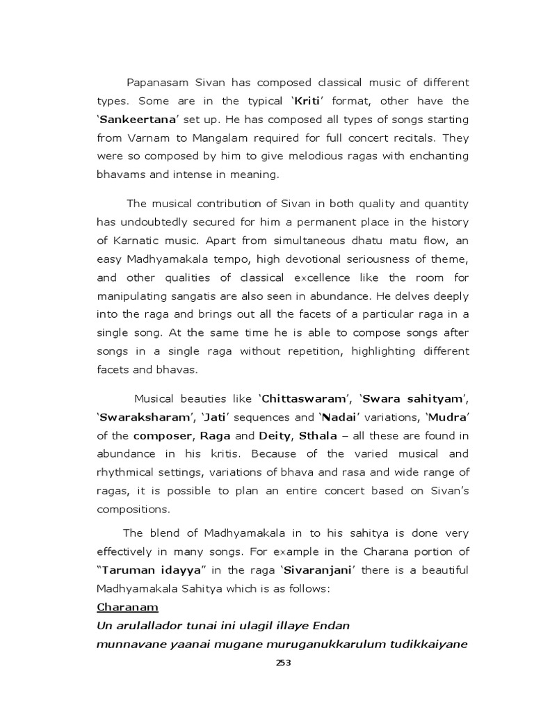 11 - Chapter 6 Sivan Songs PDF | PDF | Classical And Art Music ...