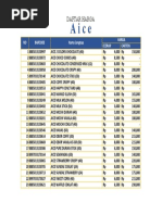 Daftar Harga Aice New .XLSX - Sheet1 | PDF | Hot Drinks | Non Alcoholic Drinks