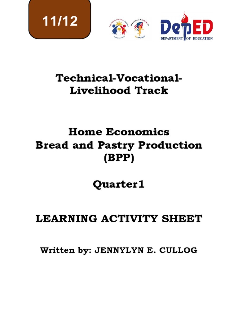 BPP Q1 Lesson 1 Learning Activity Sheets. | PDF | Teaspoon | Spoon