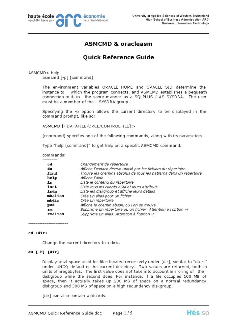 ASMCMD & OracleASM Guide for IT Pros | PDF | Operating System Technology | Areas Of Computer Science
