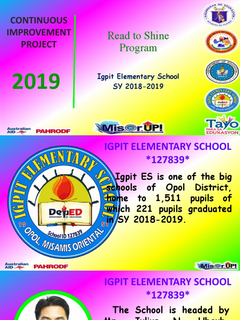 CIP Presentation 2018-2019 Revised | PDF | Reading Comprehension | Teaching