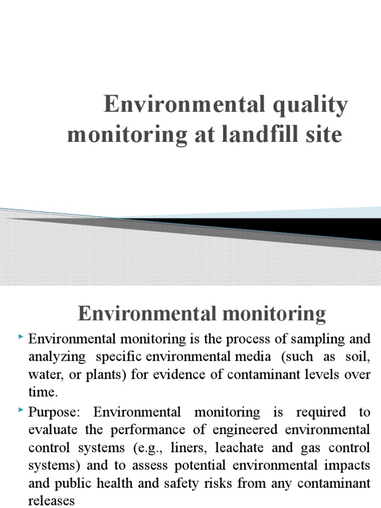 Landfill Monitoring | PDF | Environmental Monitoring | Landfill