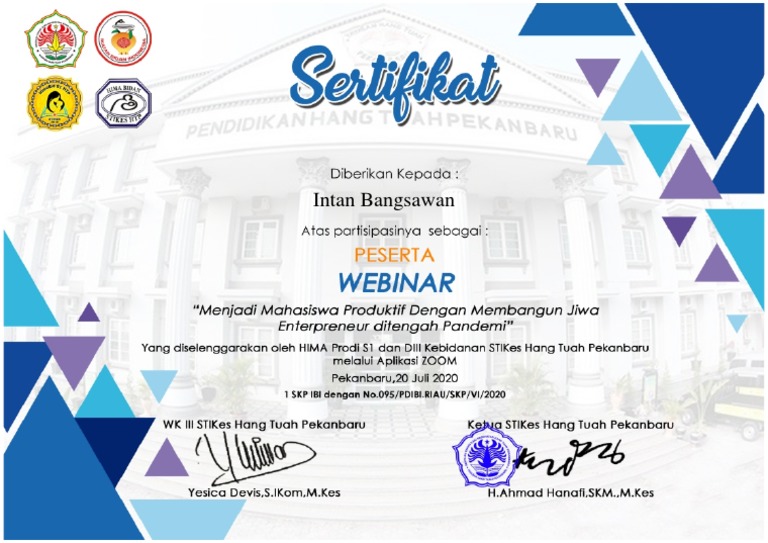 E Certificate | PDF