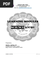 Science Module For Grade 3 | PDF | Ear | Skin