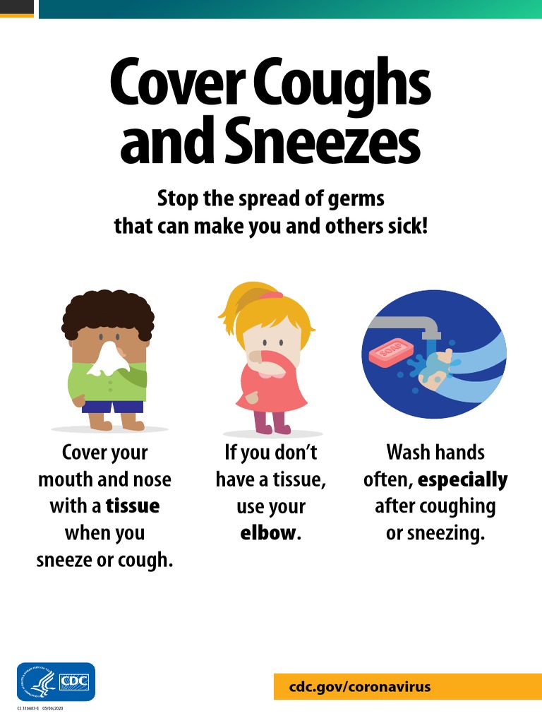 Cover Your Cough - Poster PDF | PDF