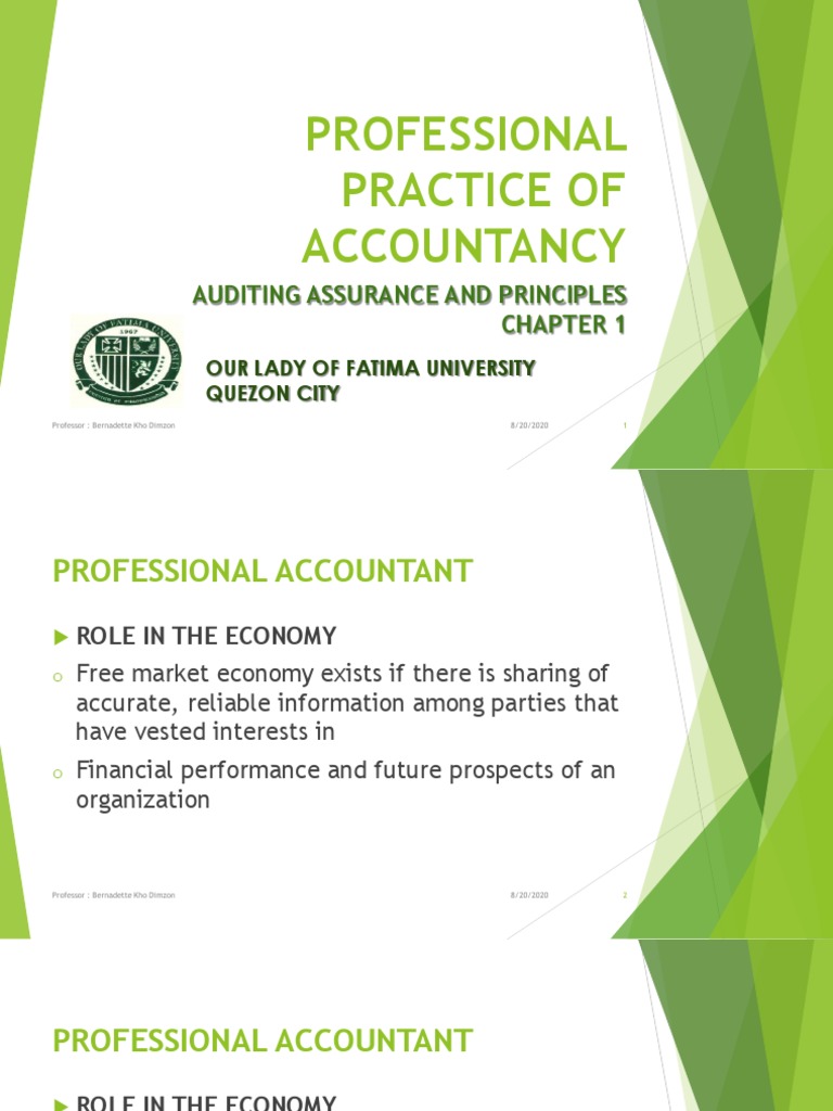 Module 1 Professional Practice of Accountancy | PDF | Certified Public ...