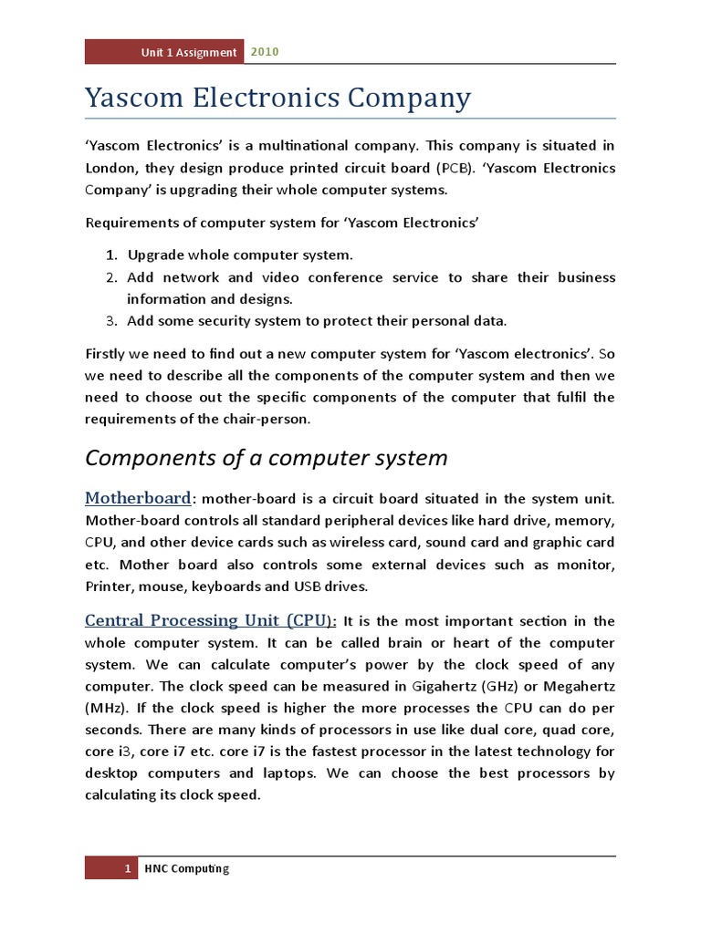 Computer Platforms Assignment | PDF | Microcomputers | Random Access Memory