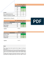 Cable Size Calculations Spreadsheet | PDF | Electrical Components ...