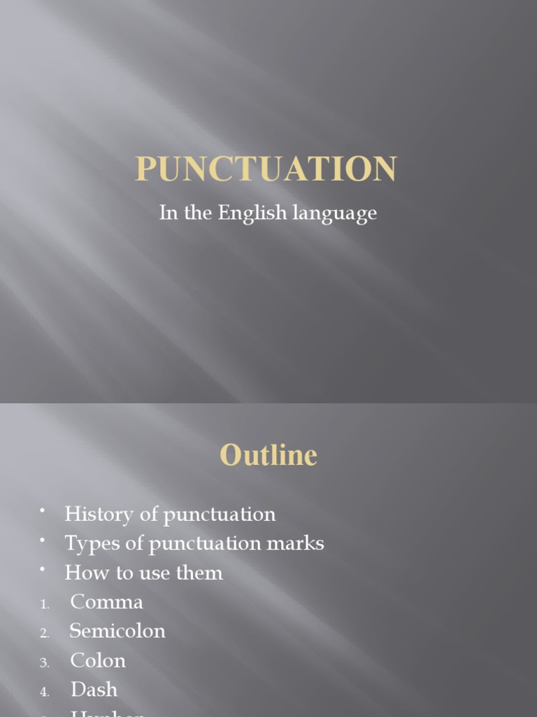 English Punctuation Guide | PDF | Punctuation | Comma