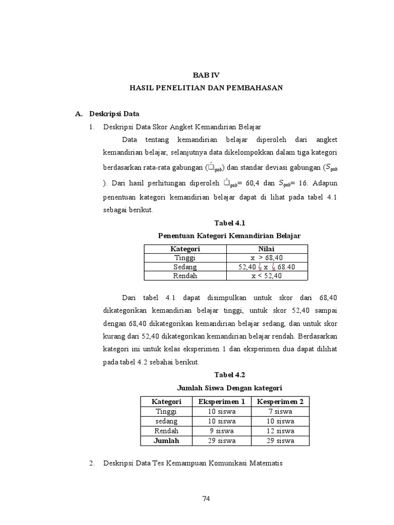 Bab Iv Skripsi | PDF