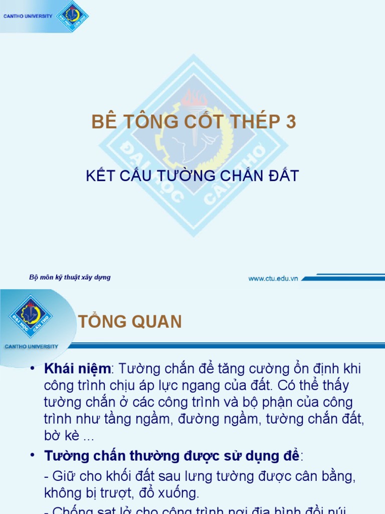 (123doc) - Bai-Giang-Be-Tong-Cot-Thep-Ket-Cau-Tuong-Chan-Dat | PDF