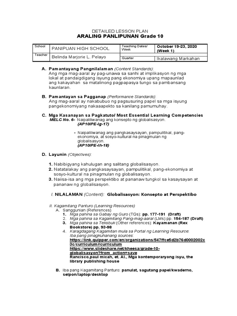 2ndquarter AP10 Week1 | PDF