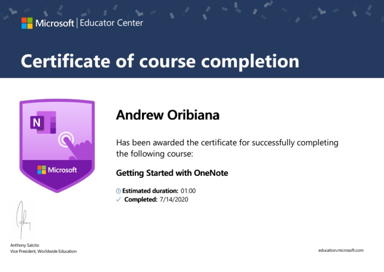 Getting Started With OneNote | PDF