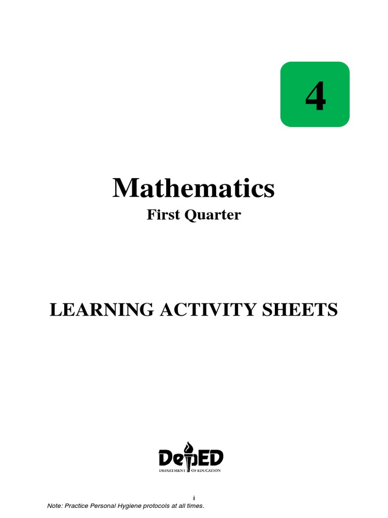 Grade 4 Mathematics Final | Download Free PDF | Division (Mathematics ...