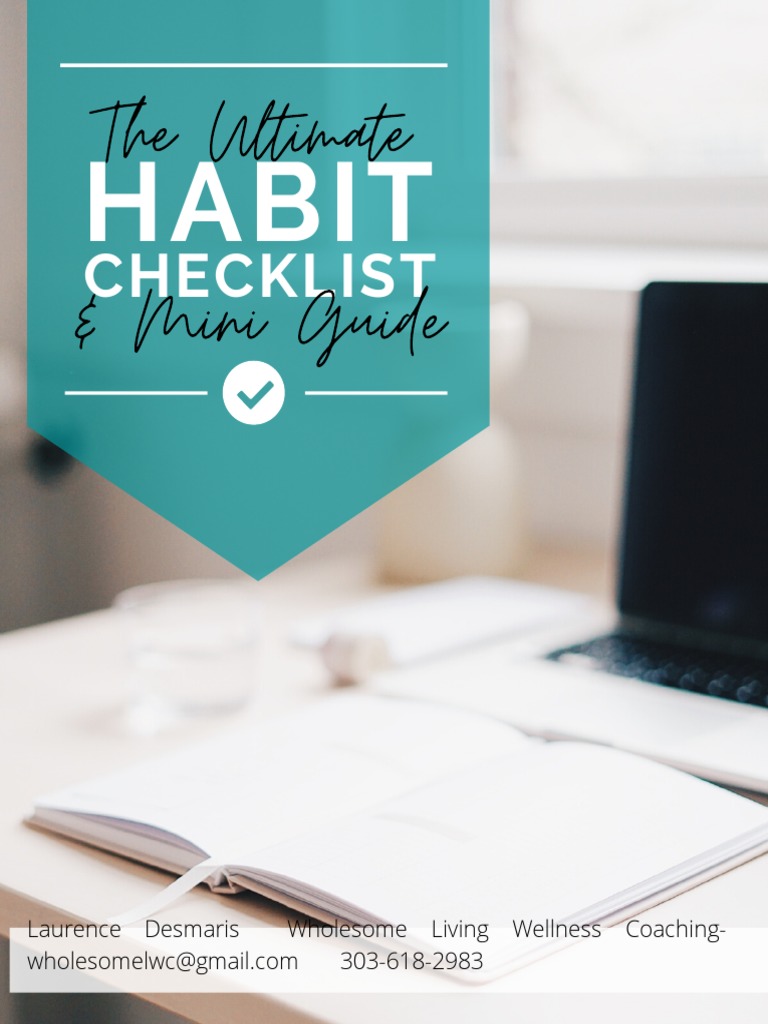 The Ultimate Habit Checklist: Create New Habits in 5 Easy Steps | PDF ...