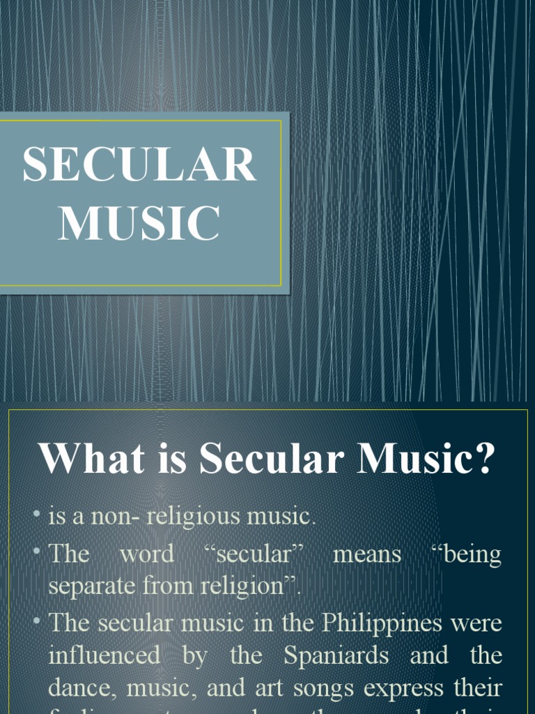What is Secular Music | PDF