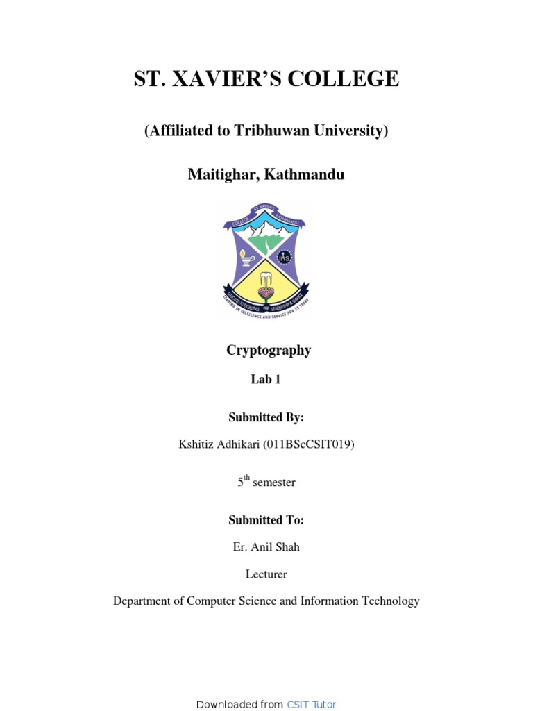 Implementation of Playfair Cipher and its Algorithm | PDF | Key ...