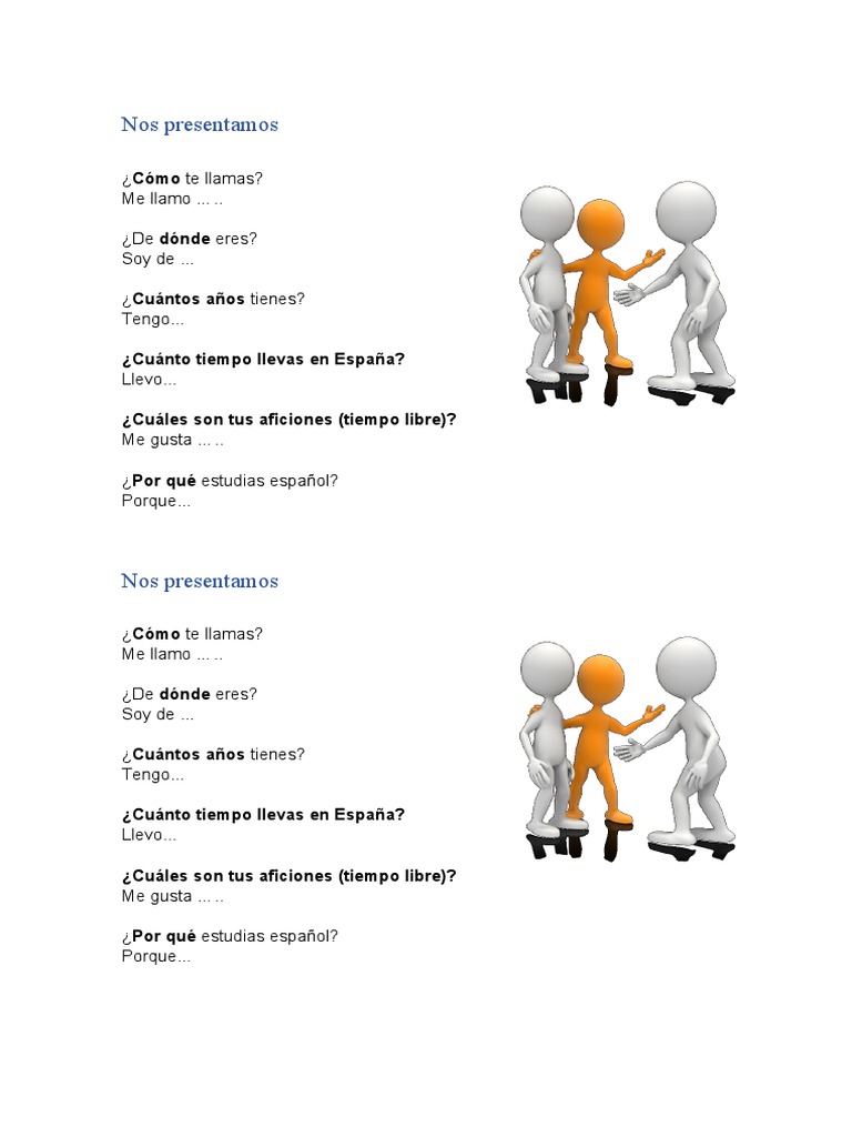 Nos Presentamos | PDF