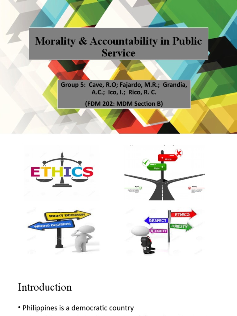 Morality and Accountability in Public Service | PDF | Political ...