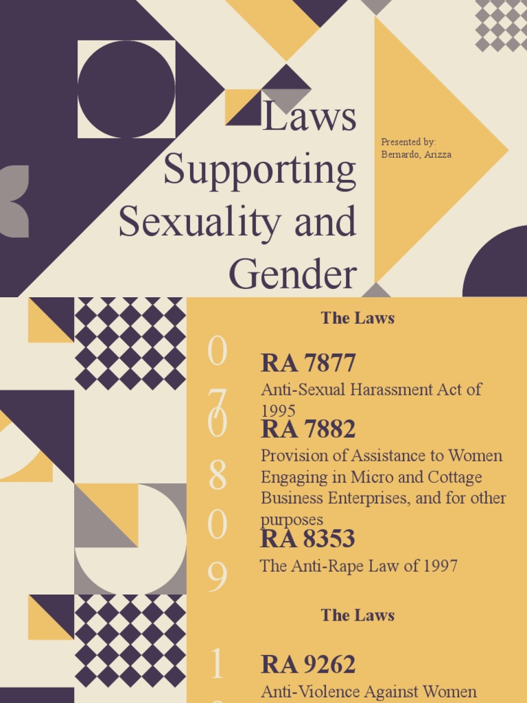 Gender-Based Laws in the Philippines | PDF | Sexual Harassment | Rape