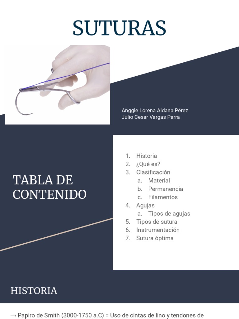 SUTURAS | PDF | Sutura Quirúrgica | Seda