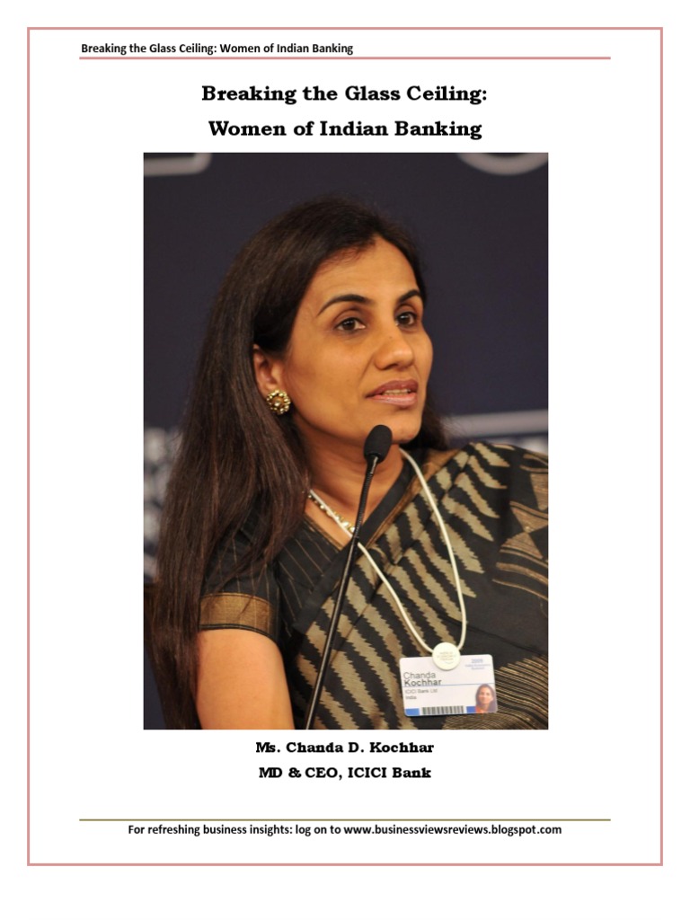 Breaking The Glass Ceiling - Women of Indian Banking | PDF | Banks ...