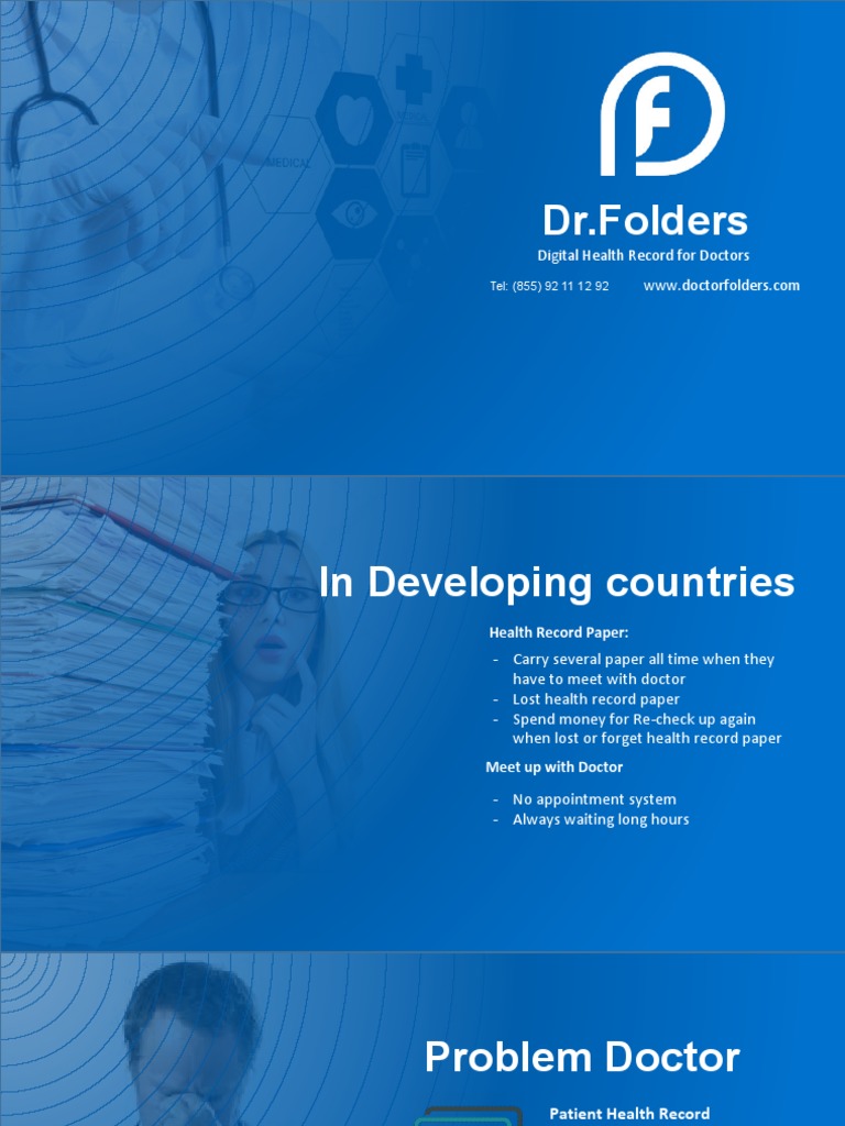 DR - Folders: Digital Health Record For Doctors | PDF | Health ...