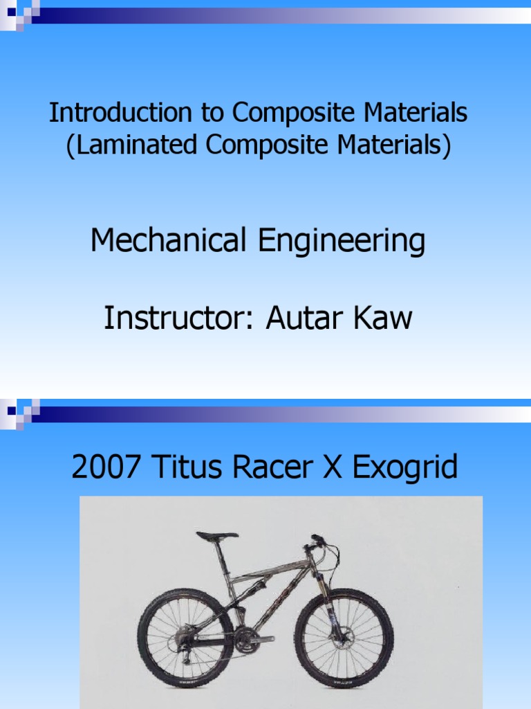 Introduction To Composite Materials (Laminated Composite Materials ...