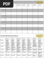 High Performance Planner | PDF