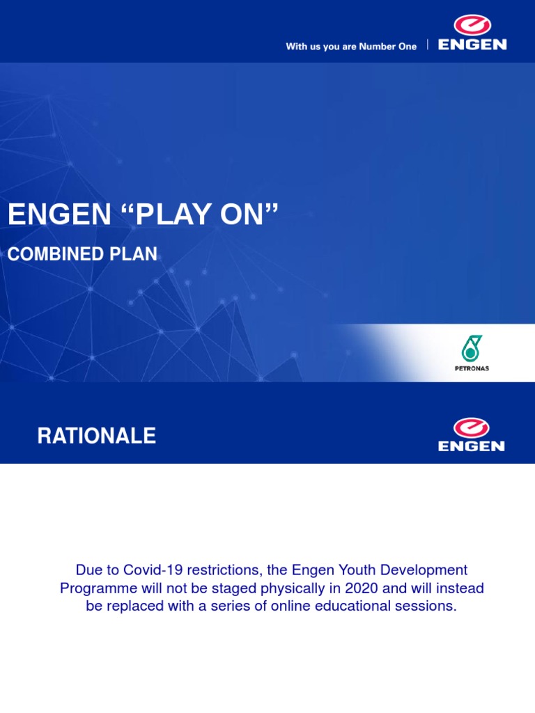 ENGEN - PLAY ON - COMBINED PLANS - 19 August 2020 PDF | PDF | Social ...