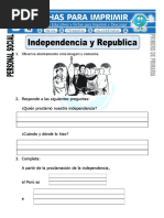 Ficha de Servidores de Mi Comunidad para Primero de Primaria | PDF ...