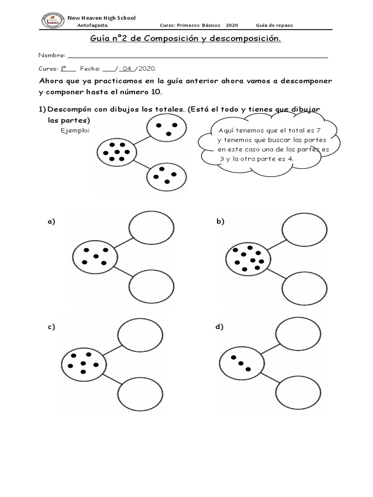2° Guia de Componer y Descomponer. | PDF