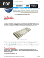 Introduction To Computer Keyboard | PDF | Typewriter | Computer Architecture
