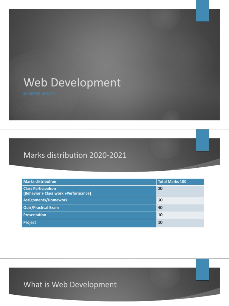 WebDev Lesson 1 | PDF | Html | Html Element