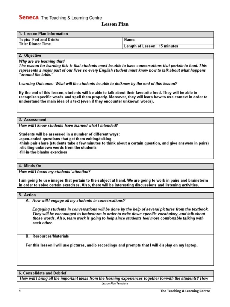 Lesson Plan | Download Free PDF | Conversation | Lesson Plan