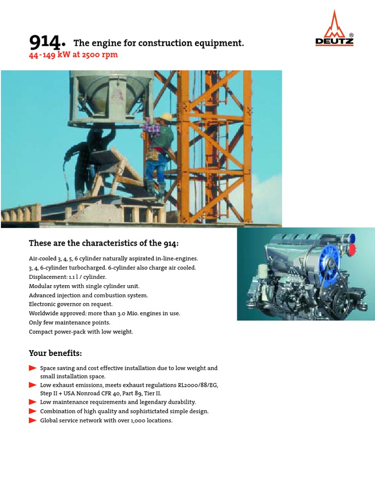 Curvas de Potencia Deutz BF914 PDF | PDF | Engines | Piston