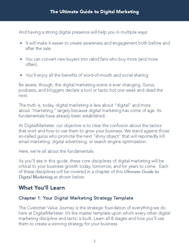 Ultimate Digital Marketing Guide 2020 | PDF | Digital Marketing ...