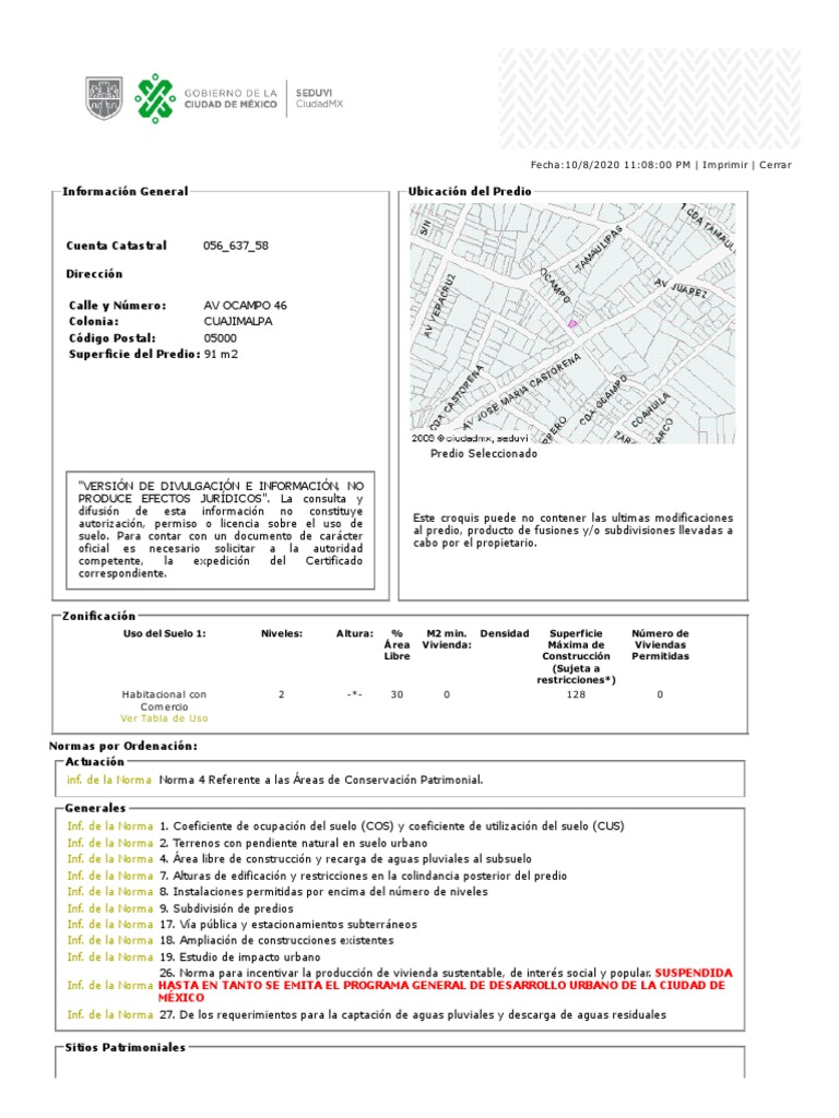 Normatividad Uso de Suelo - SEDUVI | Descargar gratis PDF ...