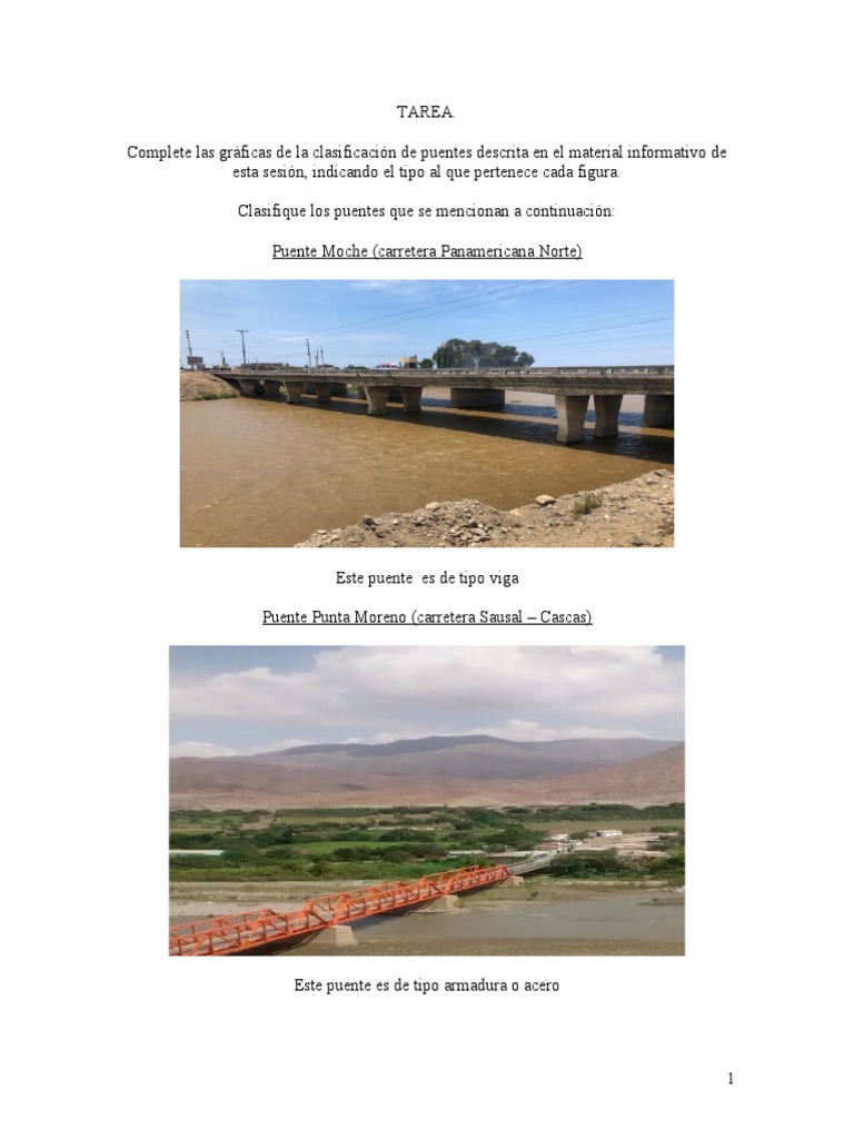 Tipos De Puentes Pdf