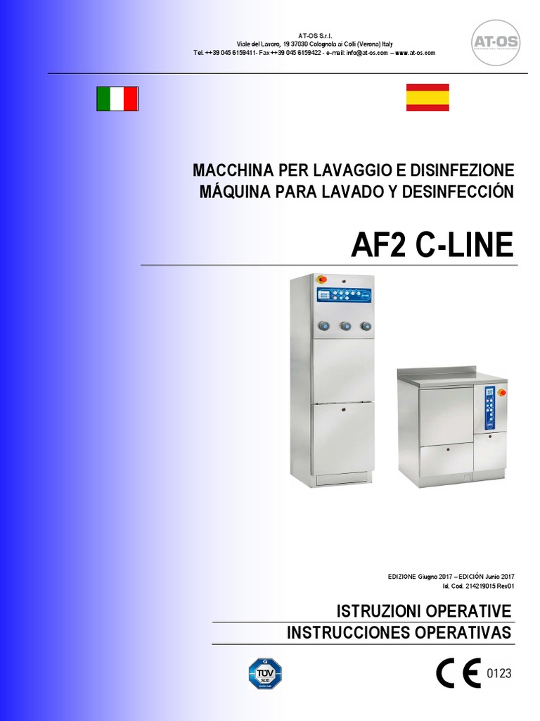 Manual Operative AF2 C-Line (ESPAÑOL) | PDF