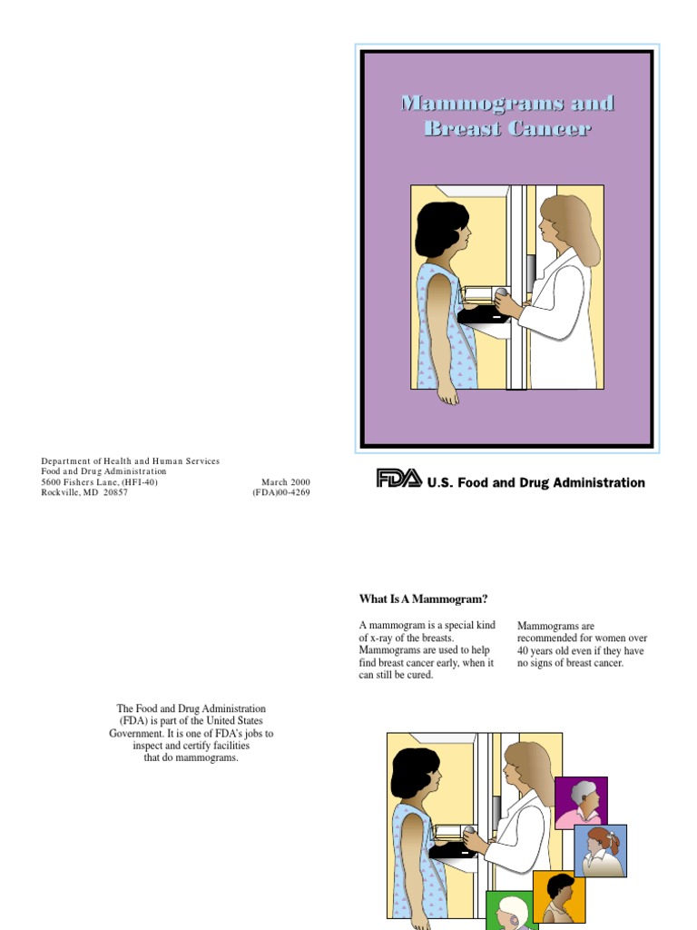(Health) FDA - Mammograms and Breast Cancer | PDF | Mammography ...