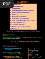 Class 10th Electricity (Notes) | PDF | Electrical Resistance And ...