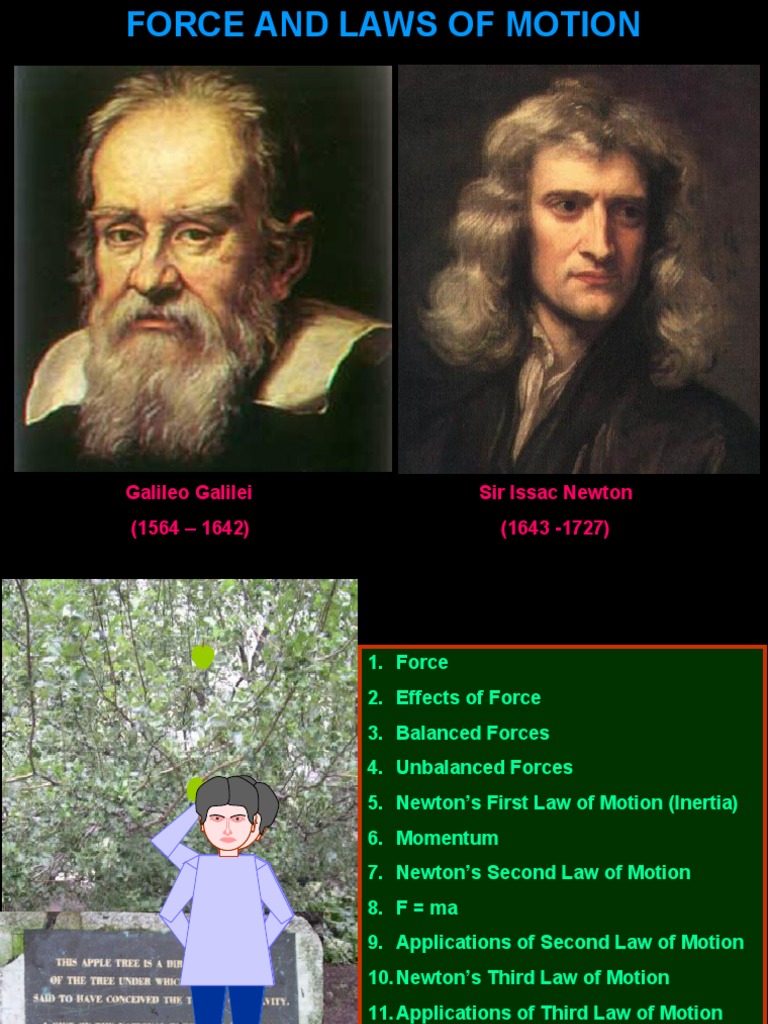 Sir Issac Newton (1643 - 1727) Galileo Galilei (1564 - 1642) | PDF ...