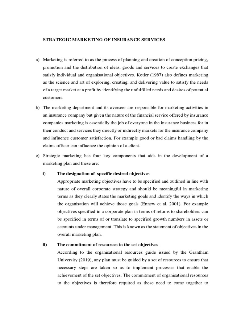 Insurance Marketing Strategies | PDF | Marketing Strategy | Insurance