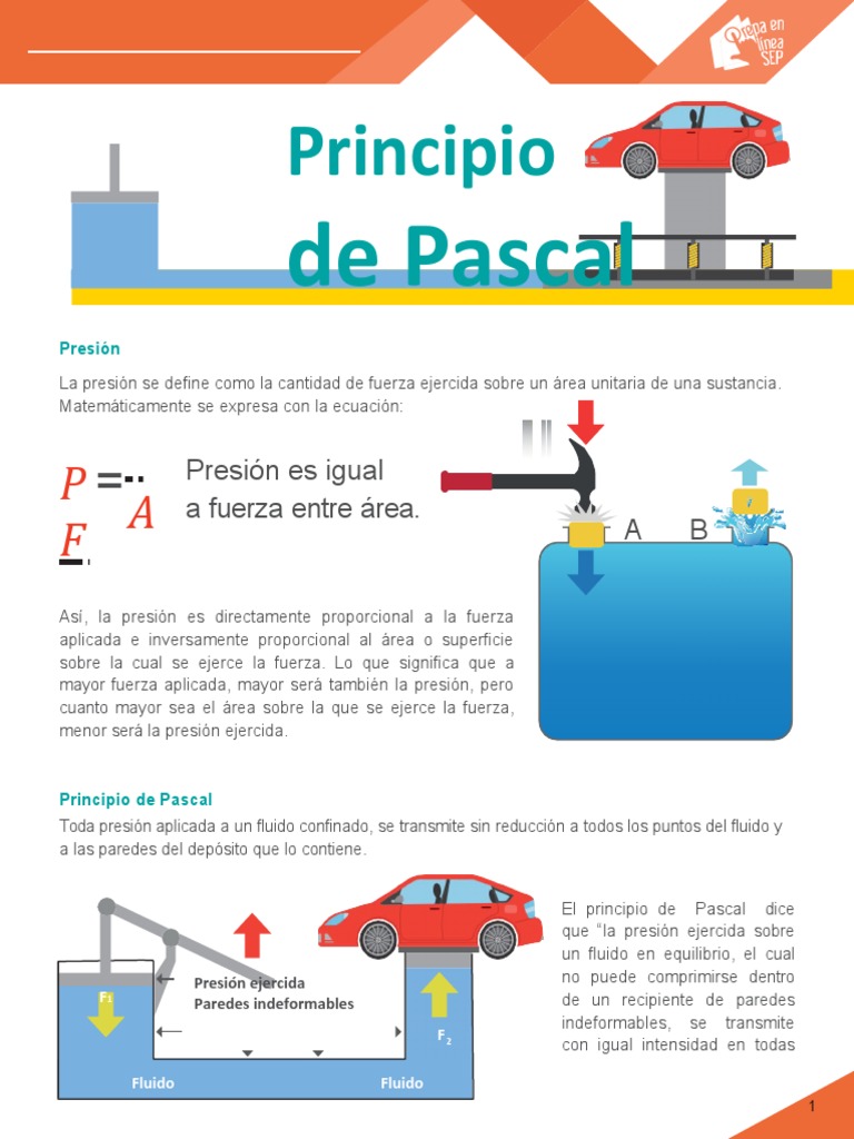 04 - Principio de Pascal | Descargar gratis PDF | Presión | Mecánica